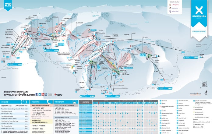 Grandvalira oferta 150 km esquiables con 80 pistas de 118 posibles