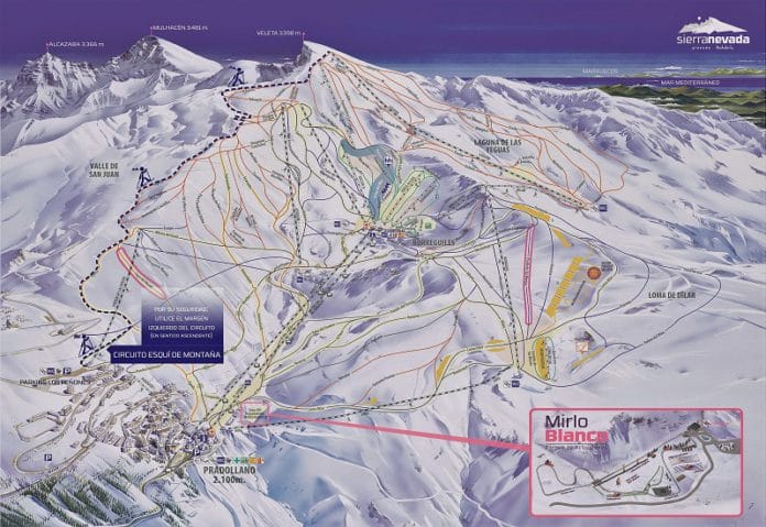 Sierra Nevada estrena su primer itinerario de esquí de montaña
