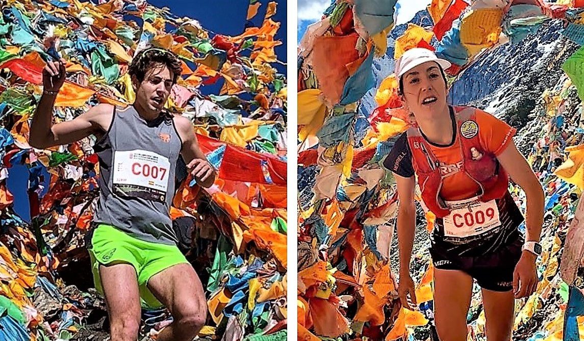 Oriol Cardona y Ragna Debats, segundos en la mística Yading Skyrun