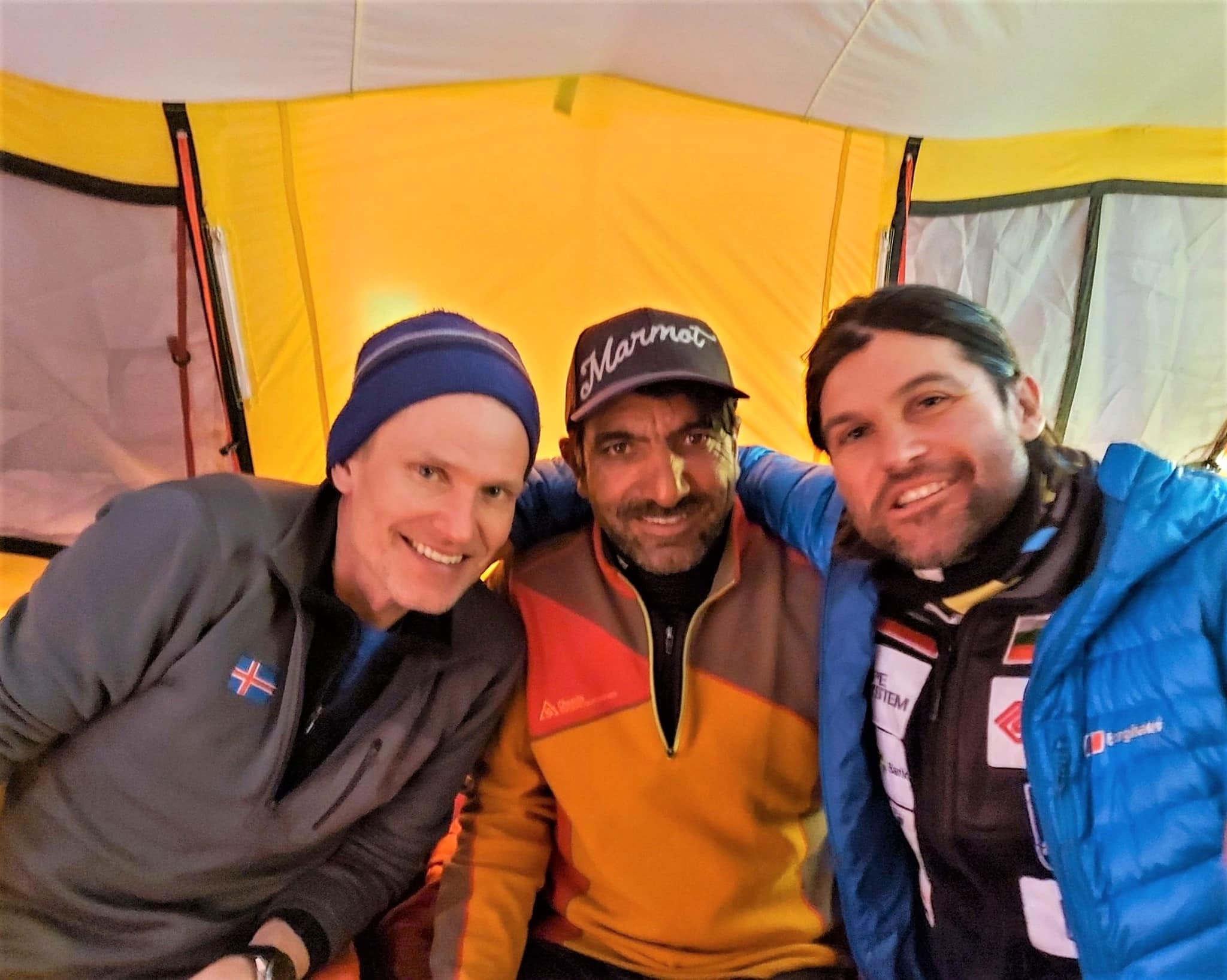 John Snorri, Ali Sadpara y Juan Pablo Mhor desaparecidos en el K2