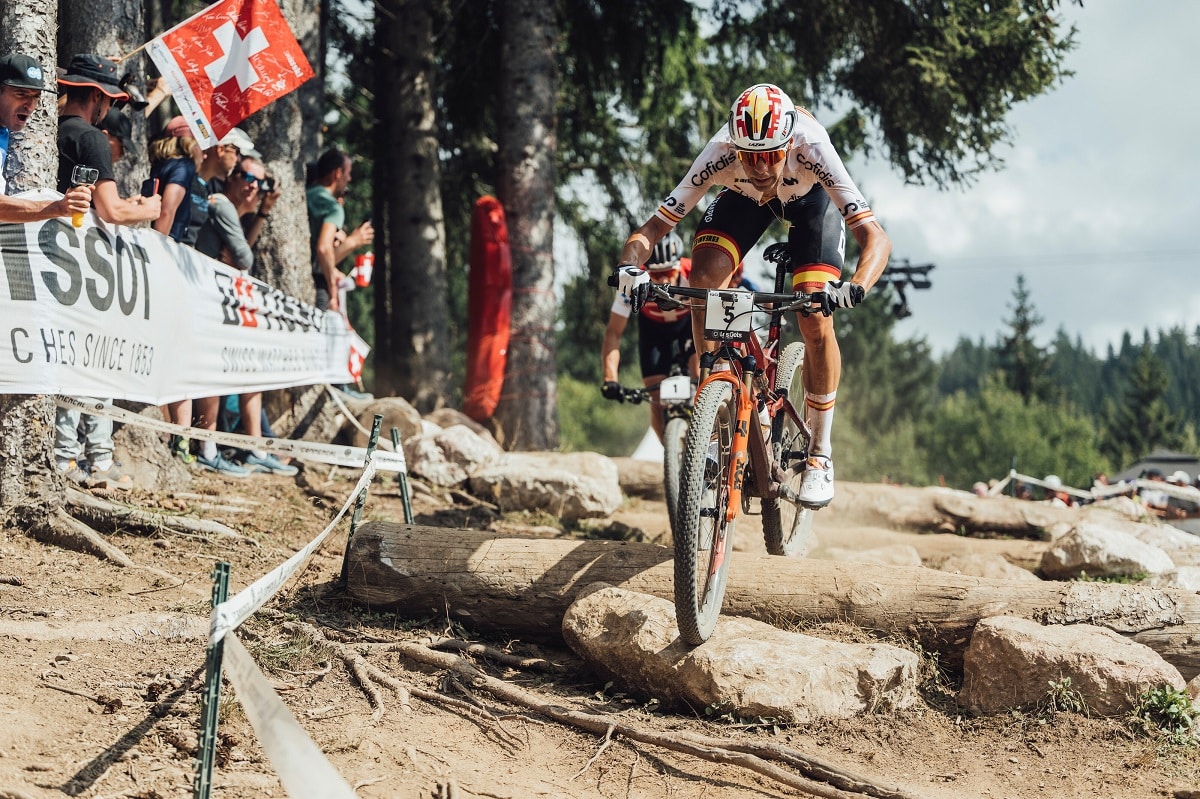 David Valero, subcampeón del mundo de XCO en Les Gets