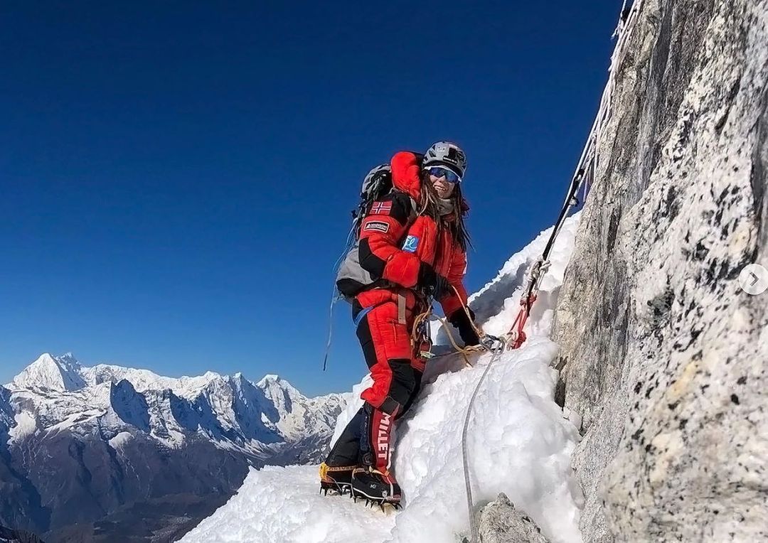 Kristin Harila sin opción para superar el récord de los 14×8000