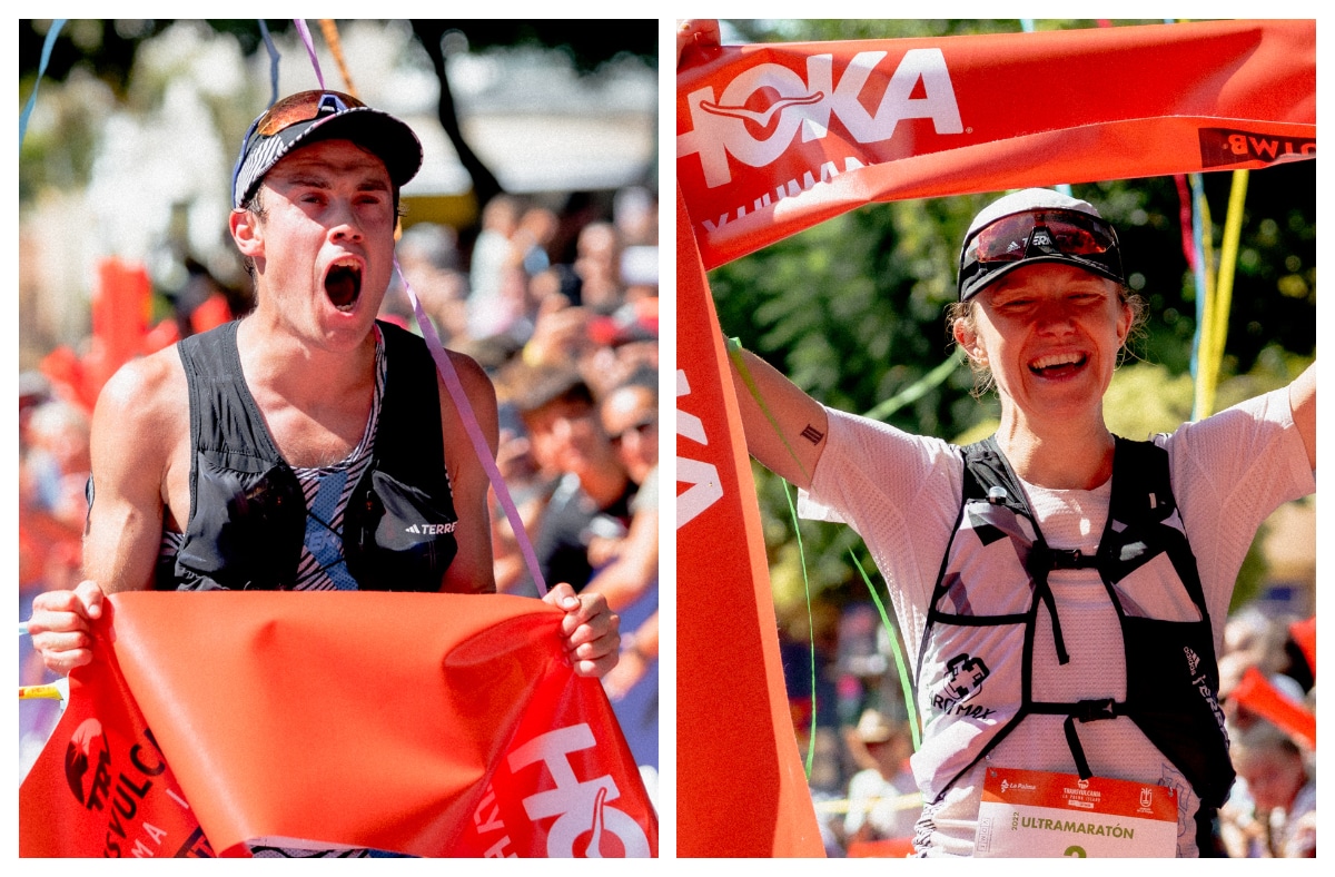 Peter Engdahl y Abby Hall, ganadores de la Transvulcania 2022
