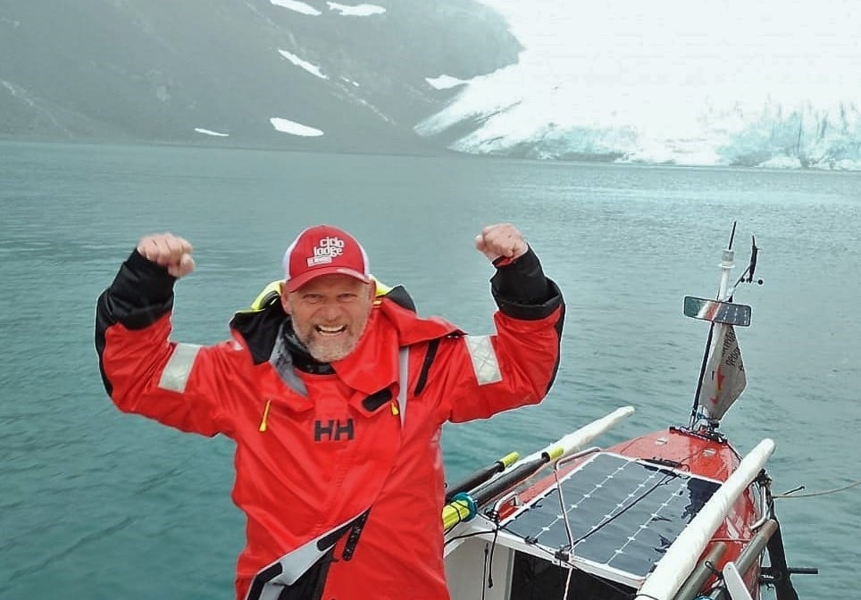 Antonio de la Rosa finalizó con éxito su Desafío Antártico