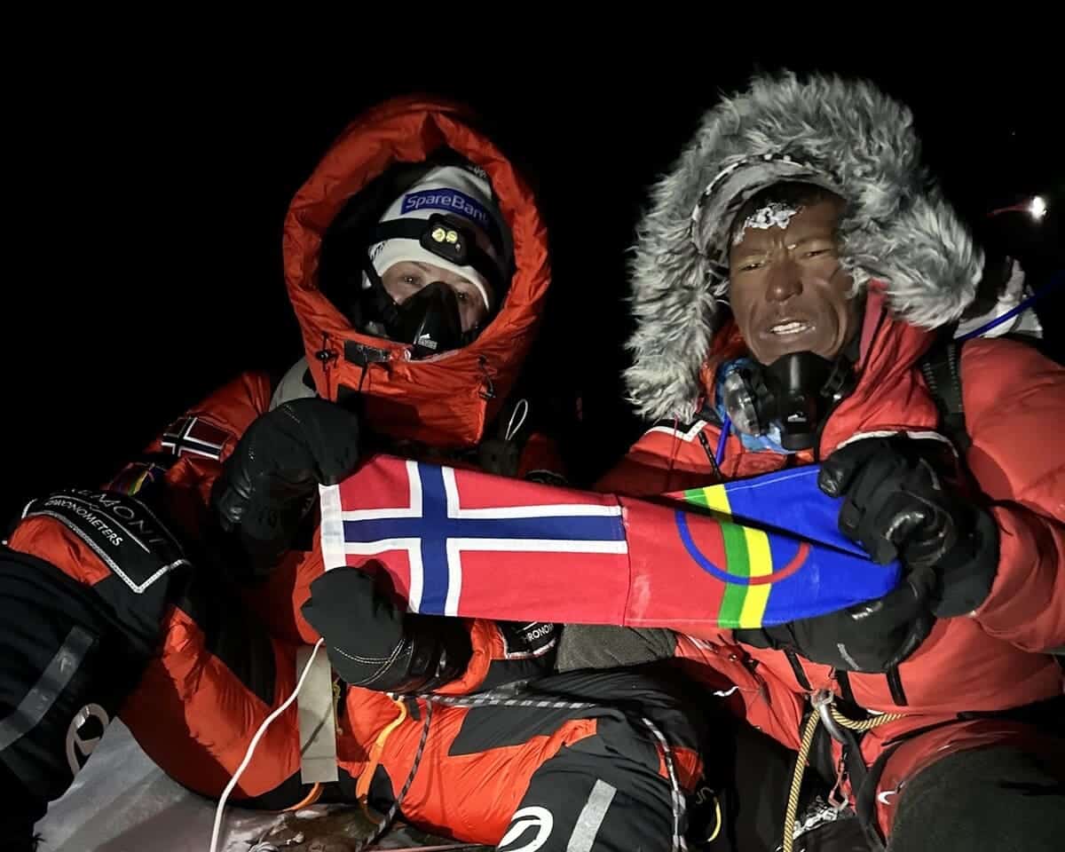 Nuevo récord: Kristin Harila asciende a los 14 ochomiles en 92 días