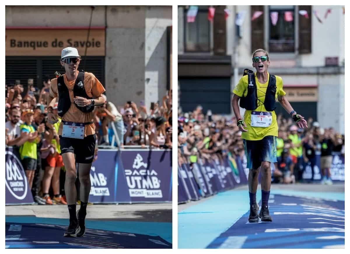 Jim Walmsley y Courtney Dauwalter ganan la UTMB 2023