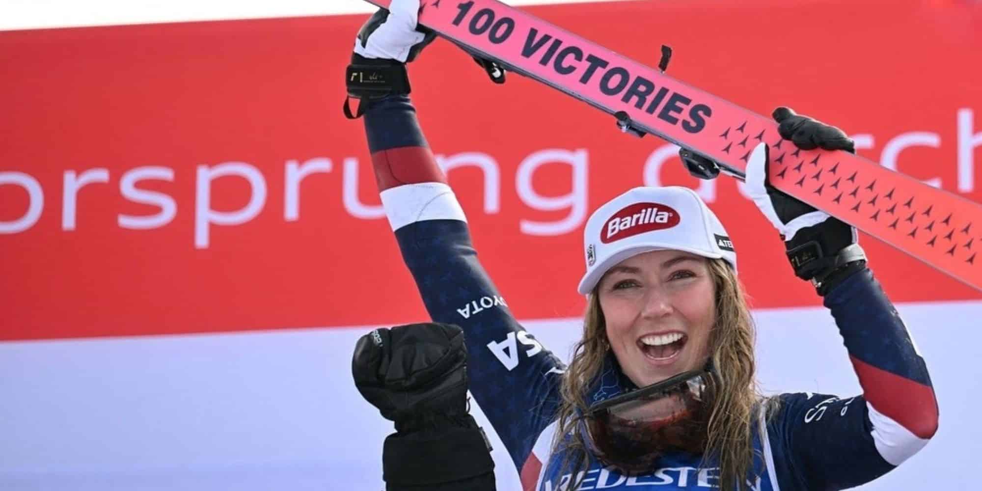 Mikaela Shiffrin: 100 victorias en la Copa del Mundo esquí alpino
