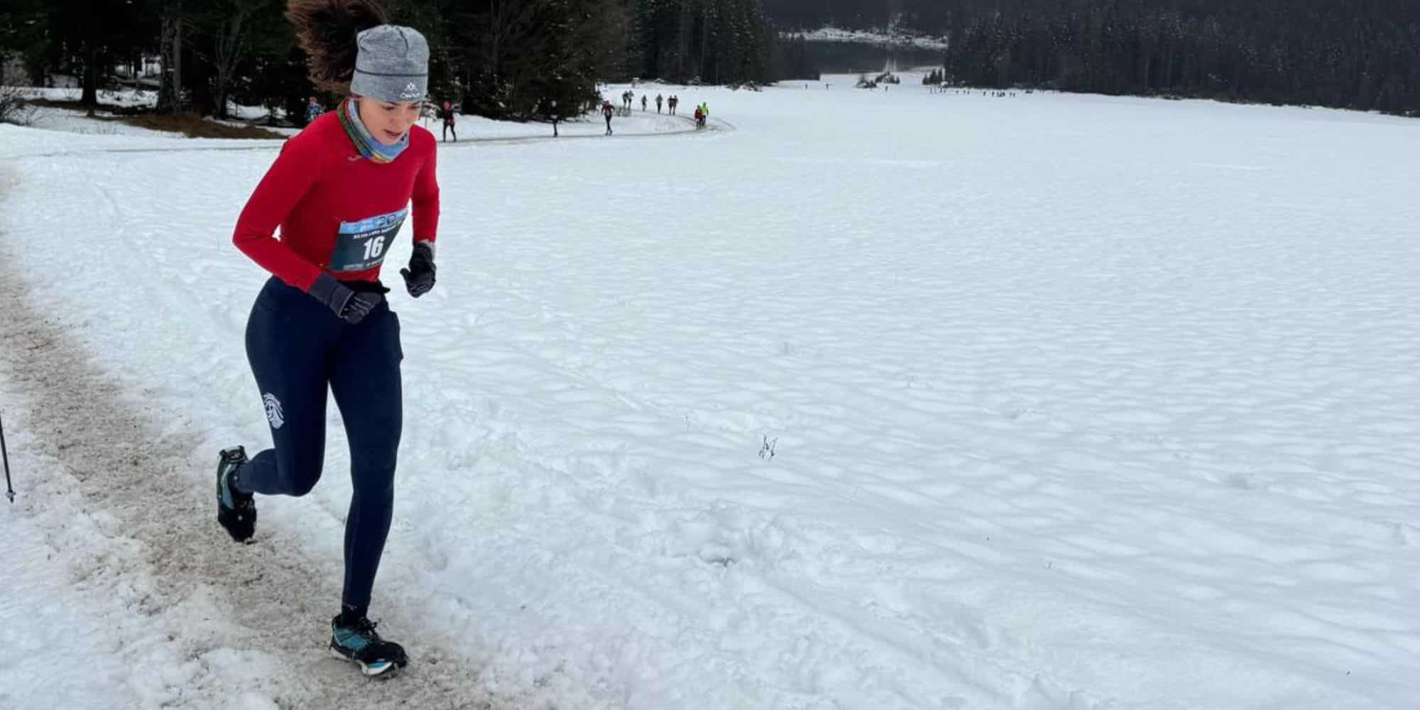 Silvia Lara y Álvaro Osanz: bronce en el Europeo de snowrunning