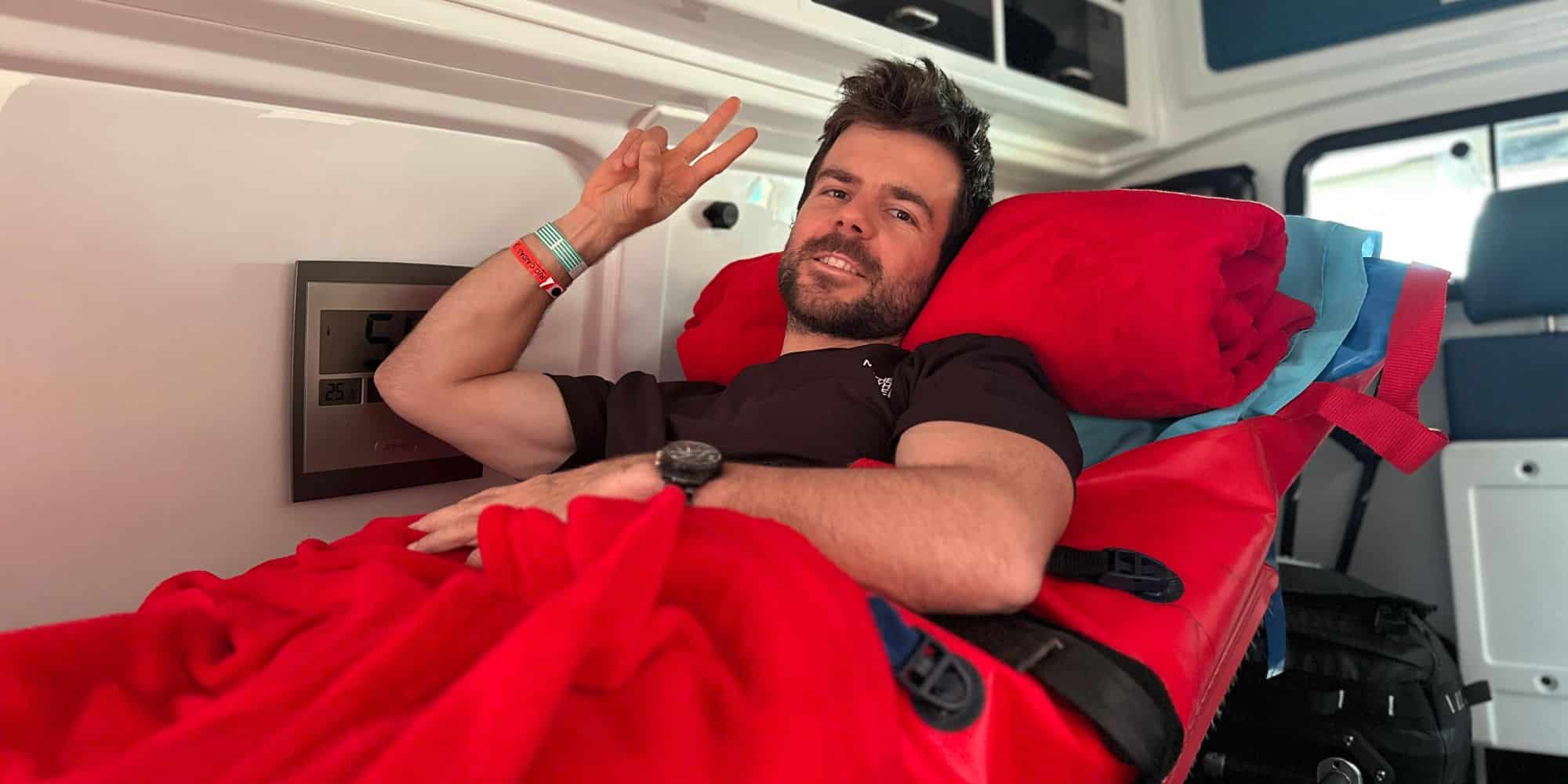 Aymar Navarro rompe su silencio tras la grave caída en Alaska